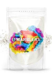 marblers white mica powder colorant [cream white] 3oz (85g) | cosmetic | epoxy resin pigment | dye | non-toxic, vegan, cruelty-free | lip gloss, nails, body butter | bath bomb, candle & soap making