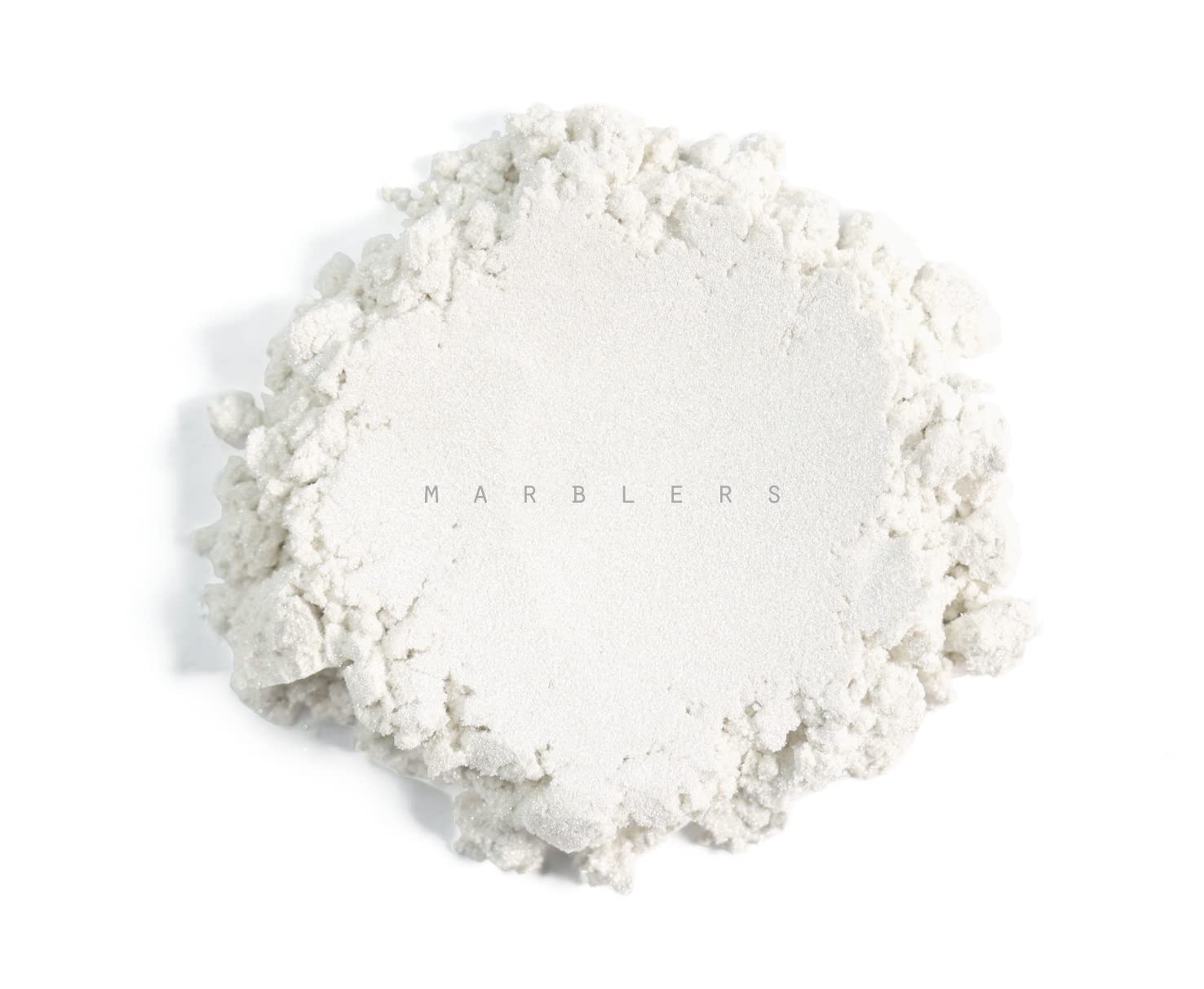 MARBLERS White Mica Powder Colorant [Cream White] 3oz (85g) | Cosmetic | Epoxy Resin Pigment | Dye | Non-Toxic, Vegan, Cruelty-Free | Lip Gloss, Nails, Body Butter | Bath Bomb, Candle & Soap Making