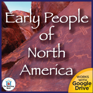 early people of north america interactive notebook unit printable or for google drive™ or google classroom™