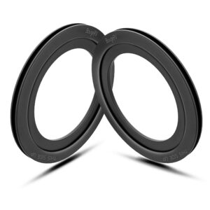 bougerv rv toilet flush ball seal replacement rv accessories flush ball gaskets for dometic 300/310/320- equivalent to part number 385311658 (2 pack)