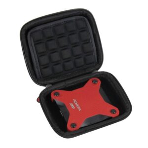 hermitshell hard travel case for adata sd600q 256gb / 512 gb ultra-speed external solid state drive