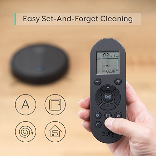 eufy Boost IQ RoboVac 11S (Slim), 1300Pa Strong Suction, Super Quiet, Self-Charging Robotic Vacuum Cleaner, Cleans Hard Floors to Medium-Pile Carpets (Black) (Renewed)