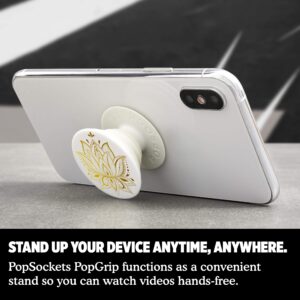 PopSockets Phone Grip with Expanding Kickstand, Mandala PopGrip - Golden Prana