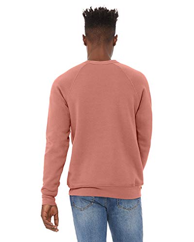 Bella + Canvas 3901 Unisex Sponge Fleece Crewneck Sweatshirt Mauve