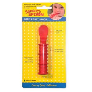 Sensory Spoon (from The Makers of Chewy Tubes) - self-Feeding with Infants as Young as 7 Months