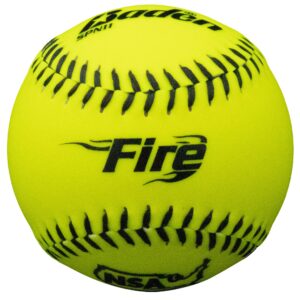 baden fire nsa 11 inch slowpitch softball (dozen)