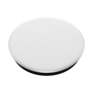 PopSockets Phone Grip with Expanding Kickstand, White on Black