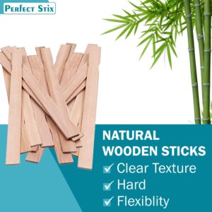 Perfect Stix - PS 12'' CRAFT/ PAINT PADD/STIR 100CT 12'' Premium Grade Craft Wood,Paint Paddles/Stirrers 100ct