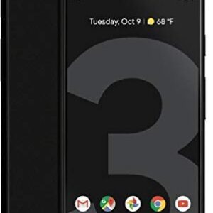 Google Pixel 3 Unlocked GSM/CDMA - US Warranty (Direct from Google) (Black, 64GB) (Renewed)