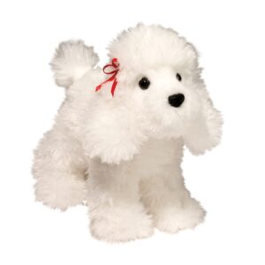 douglas gina white poodle dog plush stuffed animal