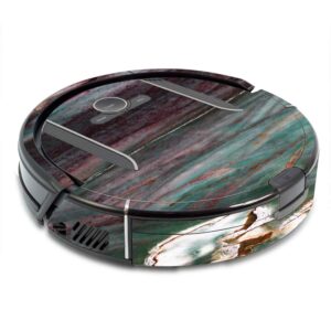 mightyskins skin compatible with shark ion robot r85 vacuum - grunge marble | protective, durable, and unique vinyl decal wrap cover | easy to apply, remove, and change styles | made in the usa