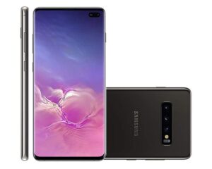 samsung galaxy s10+ plus 128gb+8gb ram sm-g975f/ds dual sim 6.4" lte factory unlocked smartphone international model, no warranty (prism black)