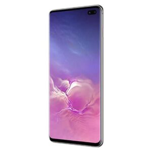 Samsung Galaxy S10+ Plus 128GB+8GB RAM SM-G975F/DS Dual Sim 6.4" LTE Factory Unlocked Smartphone International Model, No Warranty (Prism Black)