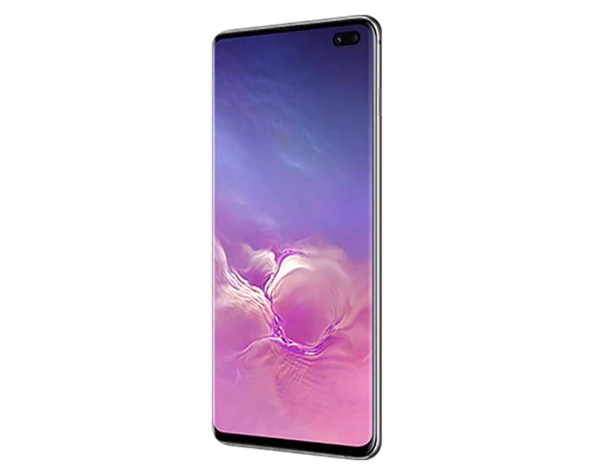 Samsung Galaxy S10+ Plus 128GB+8GB RAM SM-G975F/DS Dual Sim 6.4" LTE Factory Unlocked Smartphone International Model, No Warranty (Prism Black)