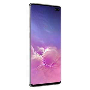 Samsung Galaxy S10+ Plus 128GB+8GB RAM SM-G975F/DS Dual Sim 6.4" LTE Factory Unlocked Smartphone International Model, No Warranty (Prism Black)