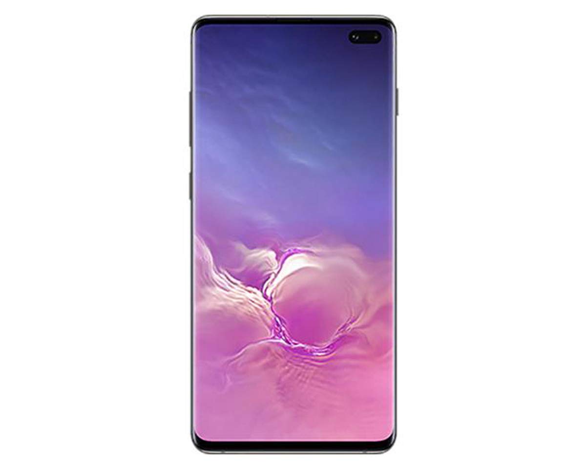 Samsung Galaxy S10+ Plus 128GB+8GB RAM SM-G975F/DS Dual Sim 6.4" LTE Factory Unlocked Smartphone International Model, No Warranty (Prism Black)