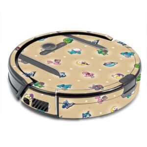 mightyskins skin compatible with shark ion robot r85 vacuum - cute kittens | protective, durable, and unique vinyl decal wrap cover | easy to apply, remove, and change styles | made in the usa