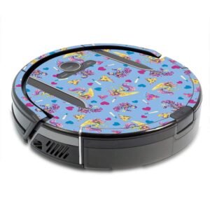 mightyskins skin compatible with shark ion robot r85 vacuum minimal cover - castle unicorns | protective, durable, and unique vinyl wrap cover | easy to apply, remove | made in the usa