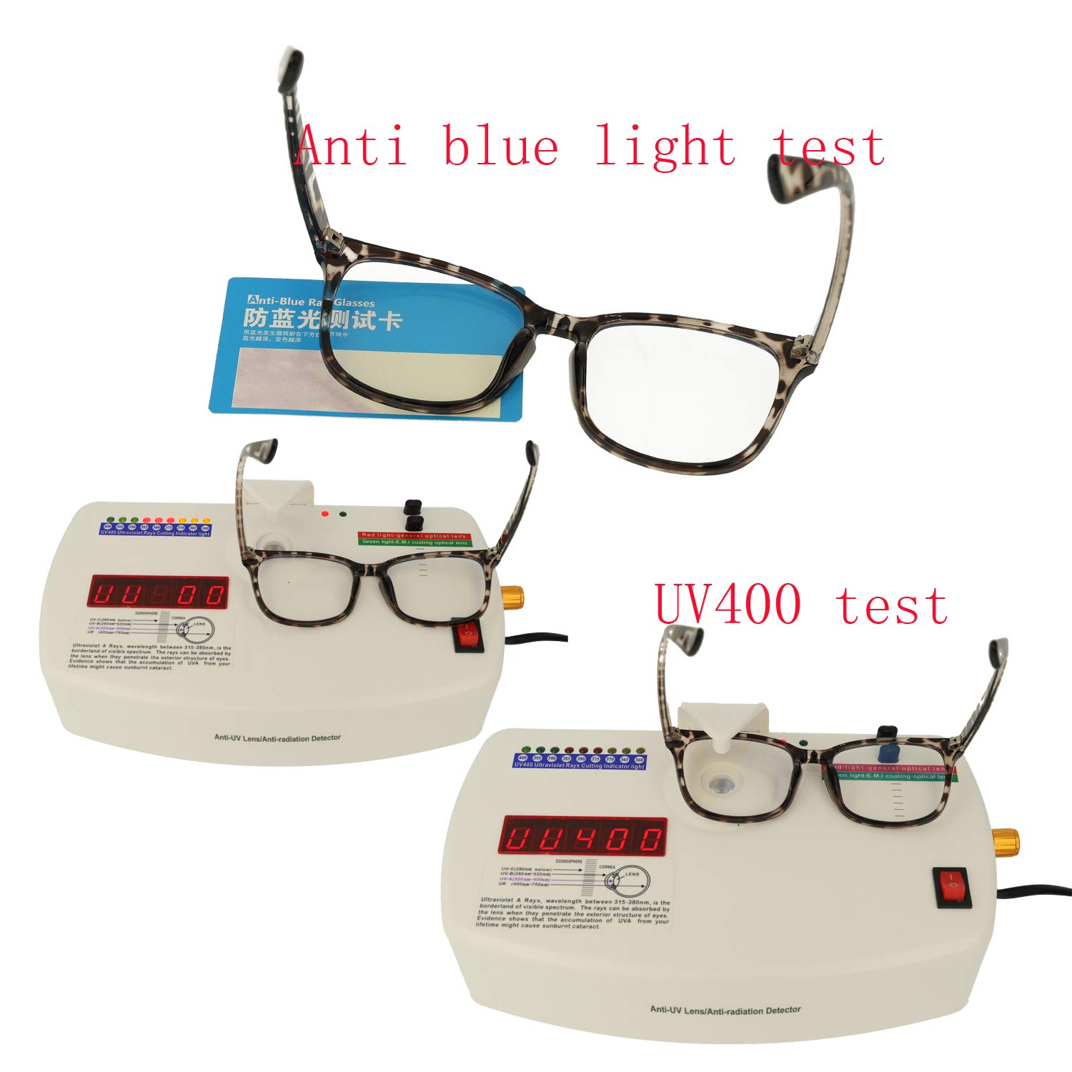 MAGIC JING Blue Light Blocking Computer Gaming Glasses Anti Glare UV Protection Rectangle Eyeglasses for Men and Women (light tortoise)