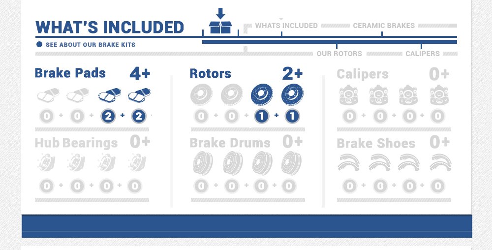 Callahan Drilled and Slotted 8 Lug Rear Brake Rotors and Metallic Brake Pads Brake Kit [For Ford Excursion F-250 F-350 Super Duty Application Specific]