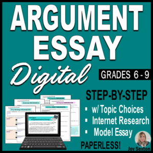 argumentative essay digital - argument writing for the 1:1 classroom