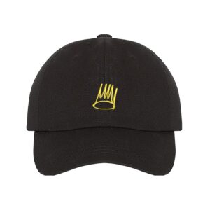 born a sinner baseball cap - dad hat - sinner crown hats (black)