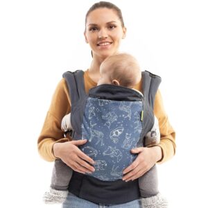 boba baby carrier classic - backpack or front pack baby sling for 7 lb infants and toddlers up to 45 pounds (constellation)