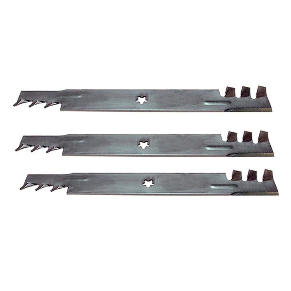 Reliable Aftermarket Parts Our Name Says It All Three (3) Heavy Duty Commercial Mulching Blades for Poulan/Fits Husqvarna/Craftsman Replaces 134149 138971