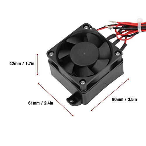 110V PTC Thermistor Heater Mini Air Heating Constant Temperature Insulation Energy Saving With Fan Electric Space Heaters(12V/250W)