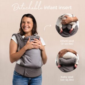 Boba Baby Carrier Classic - Backpack or Front Pack Baby Sling for 7 lb Infants and Toddlers up to 45 pounds (Dusk)