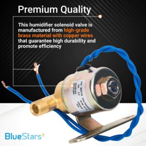 BlueStars B2015-S85 B2017-S85 4040 Humidifier Solenoid Valve Replacement part by BlueStars - Exact Fit for Aprilaire Humidifiers 24V 2.3W 60Hz Models 220 224 400 400M 440 500 600 600M 700