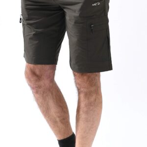 SVACUAM Men's Relaxed Fit Stretch Quick Dry Work Shorts(Army Green,38)