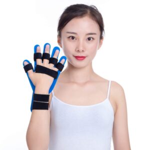 finger training device，stroke rehab equipment finger orthotics fingerboard stroke hemiplegia finger orthotics points for stroke/hemiplegia/traumatic brain injury suitable for left and right han