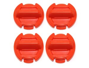 orange floor drain plug plugs (4 pack) for polaris rzr