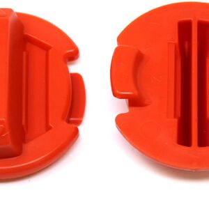 Orange Floor Drain Plug Plugs (4 Pack) for Polaris RZR