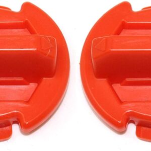 Orange Floor Drain Plug Plugs (4 Pack) for Polaris RZR