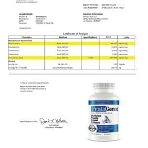 ProstaGenix Multiphase Prostate Supplement Capsule -3 Bottles- Featured on Larry King Investigative TV Show - Over 1 Million Sold - End Nighttime Bathroom Trips, Urgency, Frequent Urination.