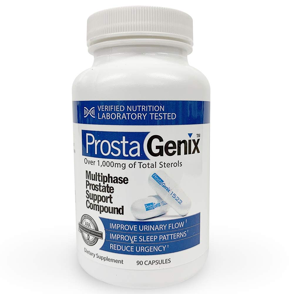 ProstaGenix Multiphase Prostate Supplement Capsule -3 Bottles- Featured on Larry King Investigative TV Show - Over 1 Million Sold - End Nighttime Bathroom Trips, Urgency, Frequent Urination.