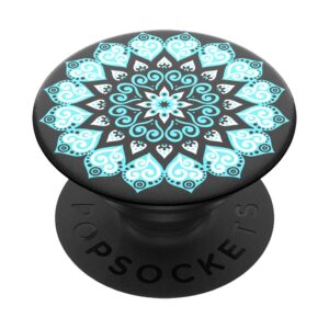 PopSockets Phone Grip with Expanding Kickstand, Mandala PopGrip - Peace Mandala Sky