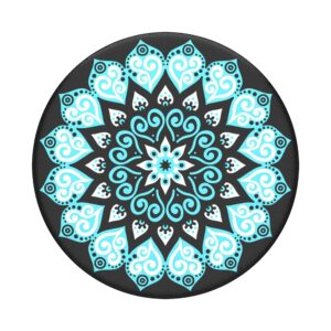 PopSockets Phone Grip with Expanding Kickstand, Mandala PopGrip - Peace Mandala Sky