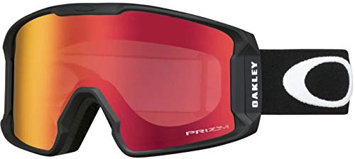 Oakley Line Miner Snow Goggle (Matte Black Frame/Prizm Torch Iridium Lens) with Lens Cleaning Kit