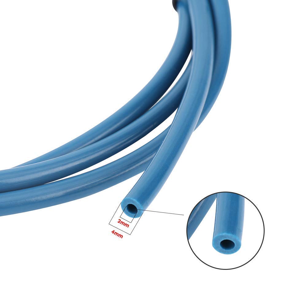 Capricorn Bowden PTFE Tubing 1M XS Series for 1.75mm Filament, with Pneumatic Fittings, Hotend Socks and 0.4mm Nozzles, PTFE Teflon Tube Cutter for Ender 3/Ender 3 Pro/Ender 3 V2/Ender 5/CR-10/10S