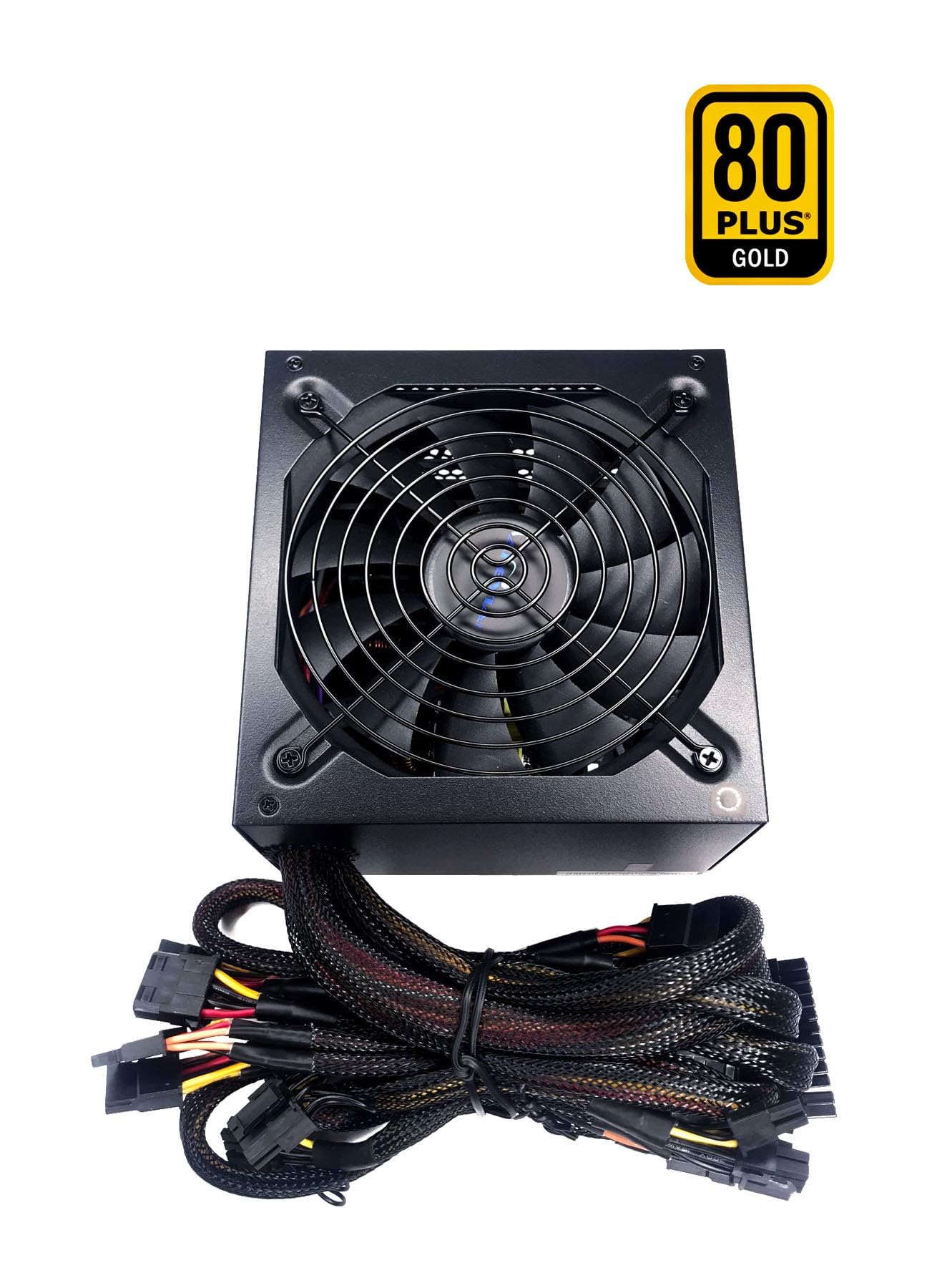 Apevia ATX-PR600W Prestige 600W 80+ Gold Certified, RoHS Compliance, Active PFC ATX Gaming Power Supply