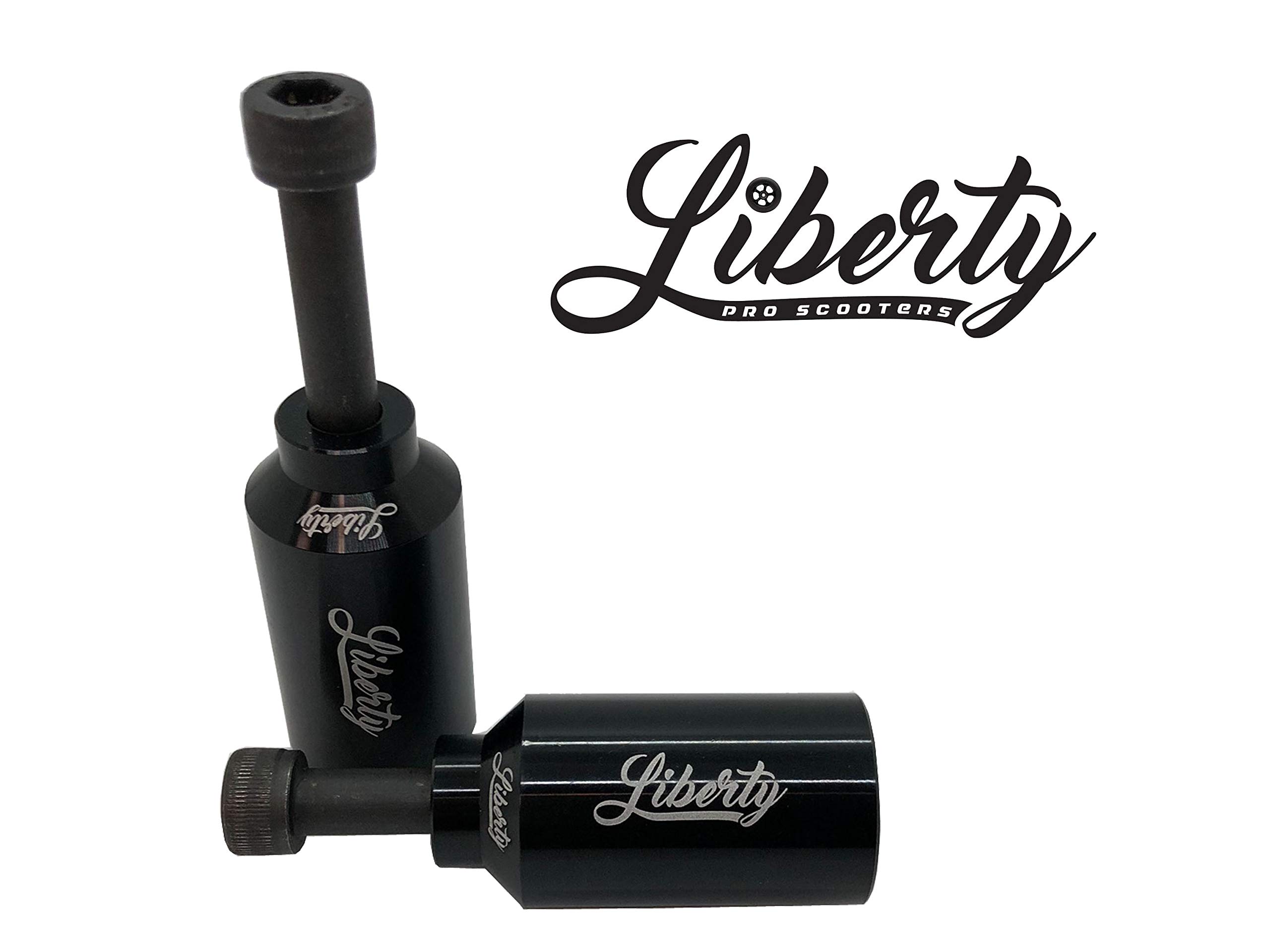 Liberty Pro Scooters - Aluminum Pegs with Axles (Black)