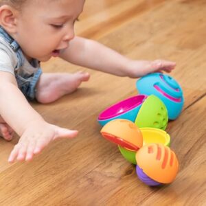 Fat Brain Toys OombeeBall - Sensory Nesting Puzzle for Babies & Toddlers