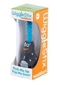 fat brain toys wiggle stix - penguin - wiggle stix waddlers - penguin baby toys & gifts for ages 1 to 5