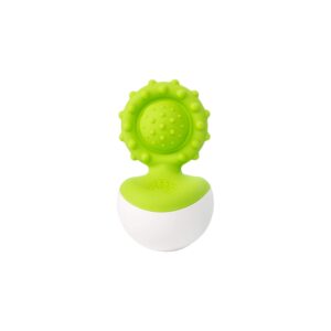 fat brain toys dimpl wobbl green teether (1)