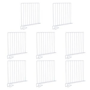 Kosiehouse Shelf Divider for Wood Closet, Sturdy Organizer Separator for Storage in Bedroom, Kitchen, Bathroom and Office Shelves, Easy Installation, Set of 8 (Set of 8)