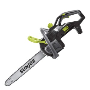 Sun Joe iON100V-18CS-CT 18-Inch 100-Volt Brushless Lithium-iON Cordless Handheld Chain Saw, Tool Only