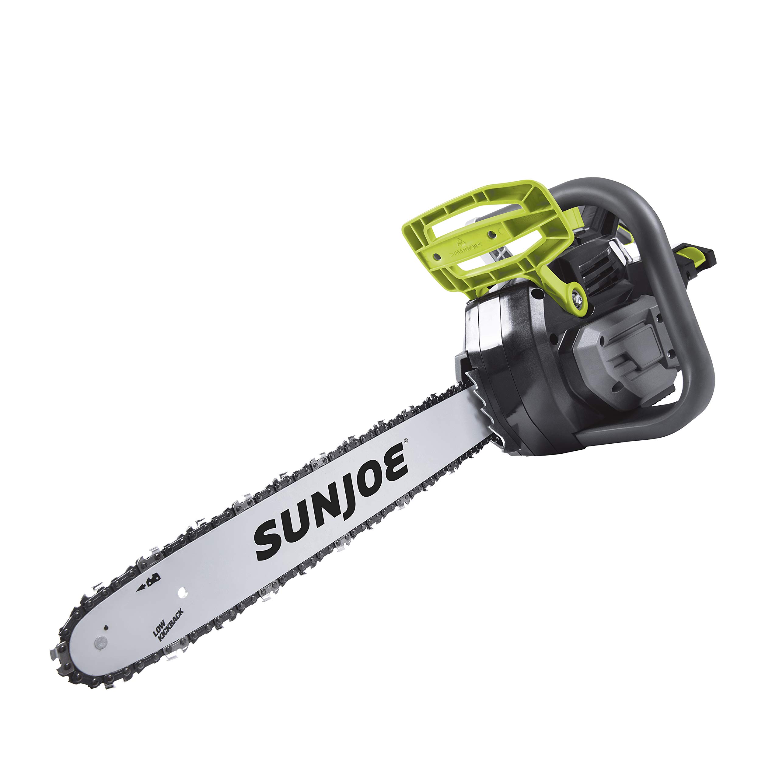 Sun Joe iON100V-18CS-CT 18-Inch 100-Volt Brushless Lithium-iON Cordless Handheld Chain Saw, Tool Only